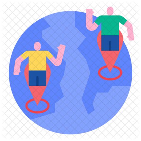 Global Map Icon Download In Flat Style