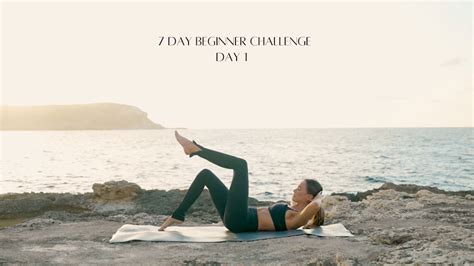 day 1 beginner challenge pilates by bryony
