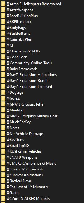 Is There A Dayz Repository For Xml And Configuration Files Rdayz