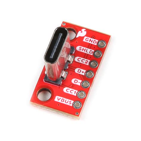 Sparkfun Usb C Breakout Vertical Connector Eckstein Shop 655