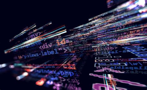 Abstract Background Of Programming Engineering And Software Development