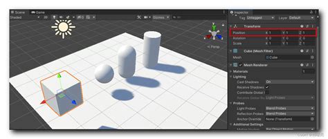 【unity3d】游戏物体操作 ② 3d 原生物体 立方体 球体 平面 物体移动 沿坐标轴移动 沿坐标平面移动