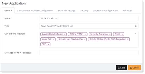 Citrix Storefront Saml Integration