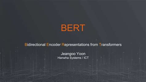 Bert Introduction Pptx