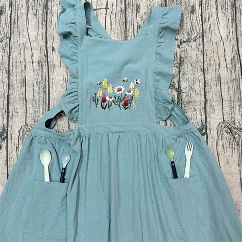 Apron Dresses For Ladies Etsy