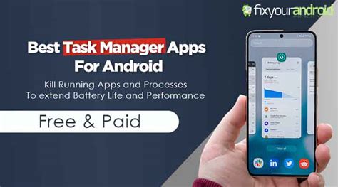 Task Manager Apps To Kill Apps And Process On Android