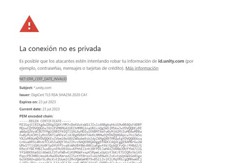 Unity Id Not Working Neterrcertdateinvalid News And General