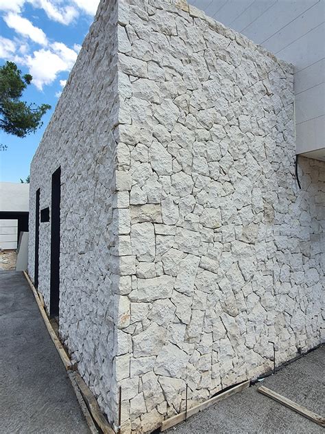 Muros De Afloramiento De Piedra Caliza Piedra Natural Sabbia De