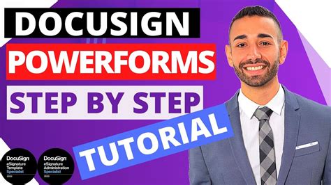 How To Set Up DocuSign PowerForms In STEP BY STEP TUTORIAL YouTube
