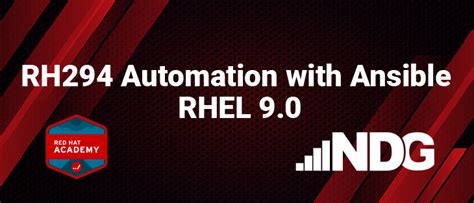 red hat enterprise linux automation with ansible rh294 rhel9 labs now