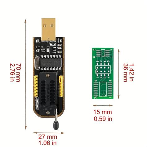 Programador De BIOS EEPROM Serie CH A CH USB Kit Completo