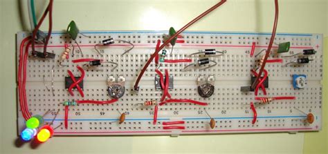 RGB LED Bulb Circuit Diagram Using 555 Timer ICs