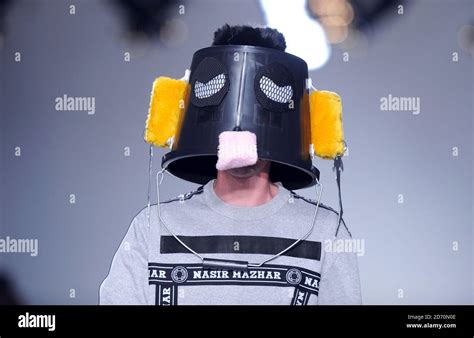 A Model On The Catwalk At The Nasir Hazhar Fashion Show Held At The