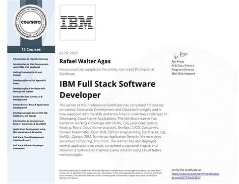 Rafael Walter Agas On Linkedin Ibmcertification Ibmcloud Fullstackdeveloper