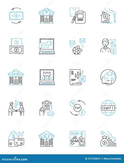 Anthology Line Icons Collection Collection Compilation Assortment Selection Omnibus Digest