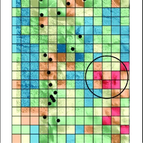 Geodiversity Map Of The Examined Area Map 1 The Values Were