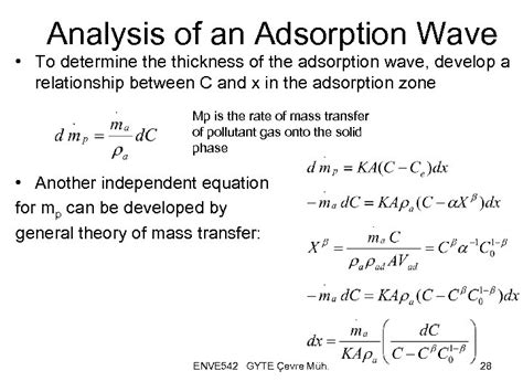 Adsorption Lecture Notes Enve 542 Air Pollution Control