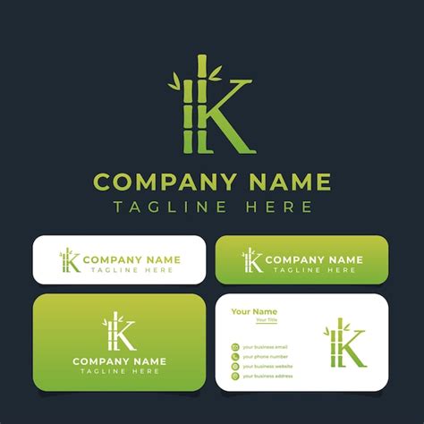Premium Vector Letter K Bamboo Logo Suitable For Any Business Related