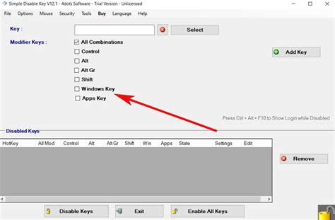 How To Disable Or Lock The Windows Key On The Keyboard
