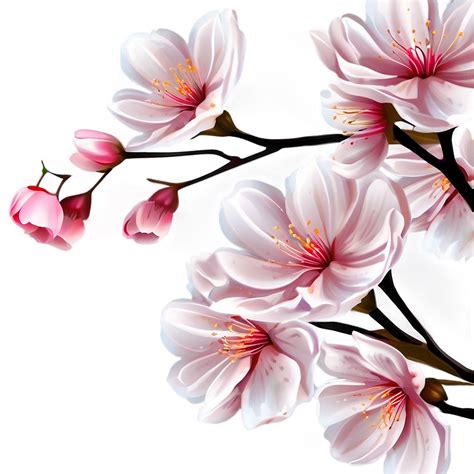 Sakura Flower Vector Png 74 Png Image