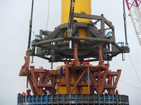 Overall Installation Of Soft Landing System For Offshore Wind Turbines
