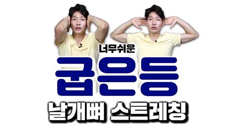 10 쉽게 따라할 수 있는 굽은 등 펴내기 Youtube