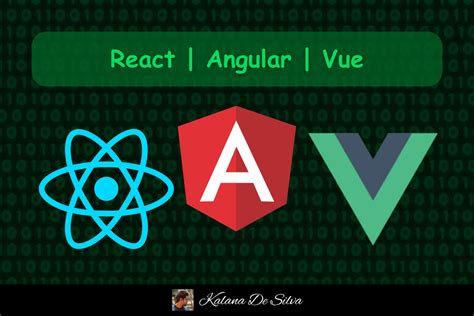 React Vs Angular Vs Vue A Comparative Analysis By Kalana De Silva