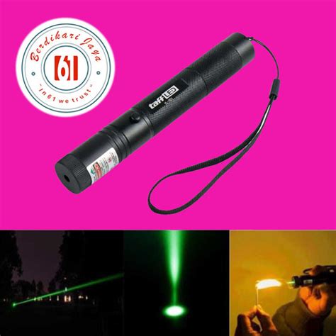 Jual Laser Pointer Green Beam 1mw 532nm With Baterai Dan Charger Green Kota Semarang