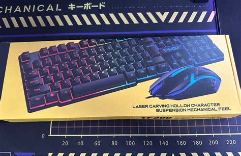Thunder Wolf TF200 Wired USB Keyboard And Mouse Set Computers Tech Parts Accessories