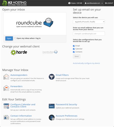 How To Configure E Mail Accounts Through Webmail