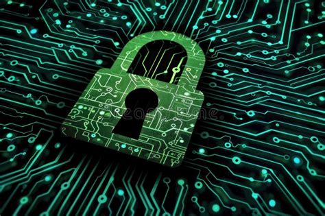 Background Cybersecurity Concept User Privacy Security And Encryption