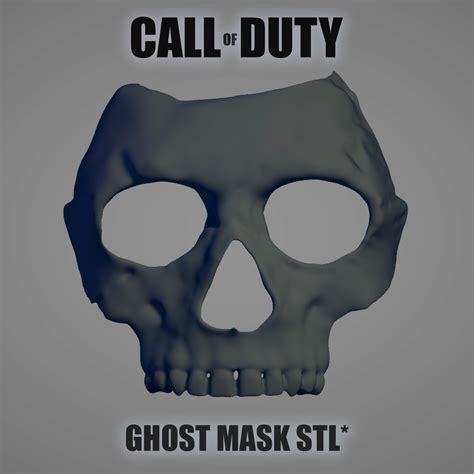 Fichier Stl Masque De FantÔme Riley Call Of Duty Modern Warfare Cod Mw2・modèle à Télécharger Et