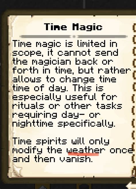 [bug] Time Magic Description References Weather Magic · Issue 902 · Klikli Dev Occultism · Github