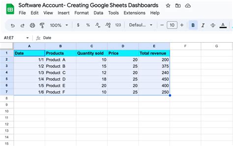 Creating Google Sheets Dashboards Explained With Examples Templates