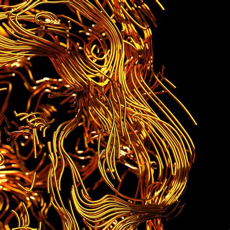 Human Head 3d Curl Noise Houdini Behance