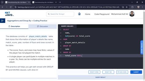 Completed One Coding Practice In Dbms Sayyad Mohammad Asif Ali Posted On The Topic Linkedin