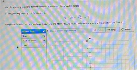 Solved S Use The Drawing Tools To Form The Correct Answers On The
