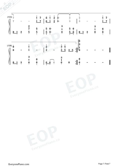 就是哪吒 哪吒之魔童闹海角色曲双手简谱预览 Eop在线乐谱架