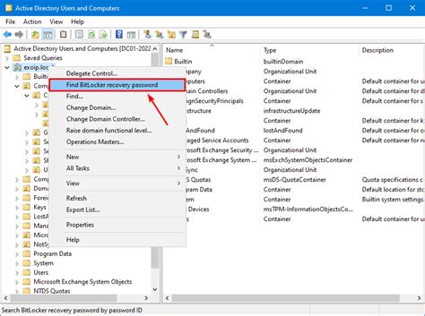 Exportujte klíče pro obnovení bitlocker z Active Directory s PowerShell