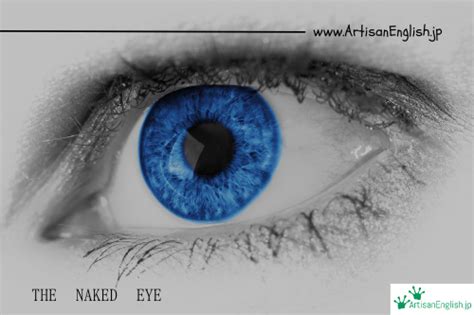 The naked eye の意味 使い方 ArtisanEnglish jp 英会話