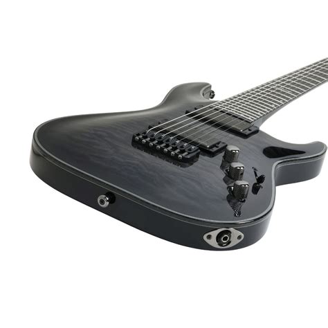 Schecter Hellraiser Hybrid C 7 7 String Electric Guitar Trans Black At
