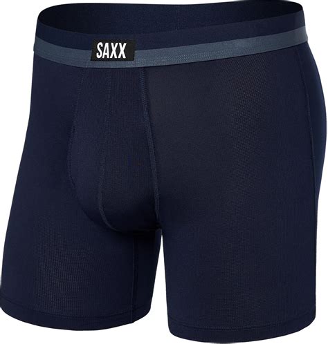 Bokserki sportowe męskie z rozporkiem SAXX SPORT MESH Boxer Brief Fly ...