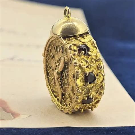 734 Vintage Charms Clock Charm Sold