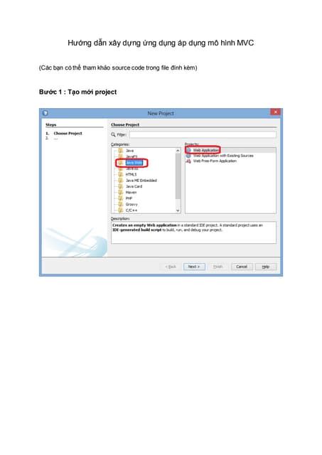 Hướng Dẫn Xây Dựng ứng Dụng Web Theo Mô Hình Mvc Bằng Ngôn Ngữ Java Docx