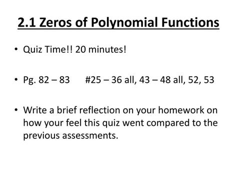PPT Zeros Of Polynomial Functions PowerPoint Presentation Free Download ID