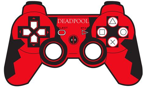 Deadpool Playstation Controller By Mexicoknight On Deviantart