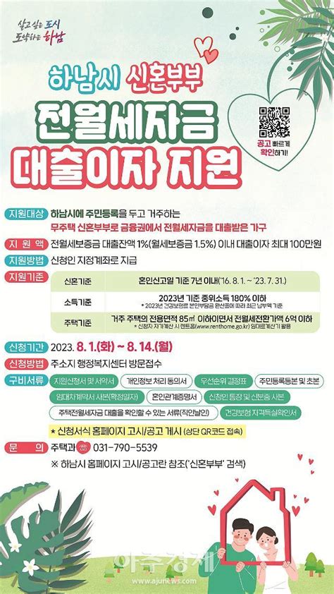 하남시 스마트시티 리빙랩 시민참여단 모집 아주경제