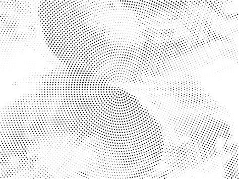 Free Vector Abstract Circular Halftone Design Background