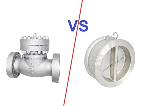 Swing Check Valve Vs Wafer Check Valve Tianyu Valve