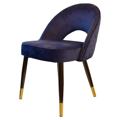 Clover Armless Velvet Chair